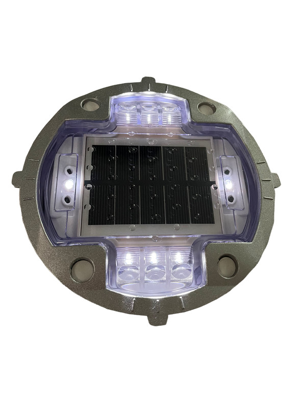 8 LED Pavement Solar Powered Road Markers Underground For Road Traffic ...