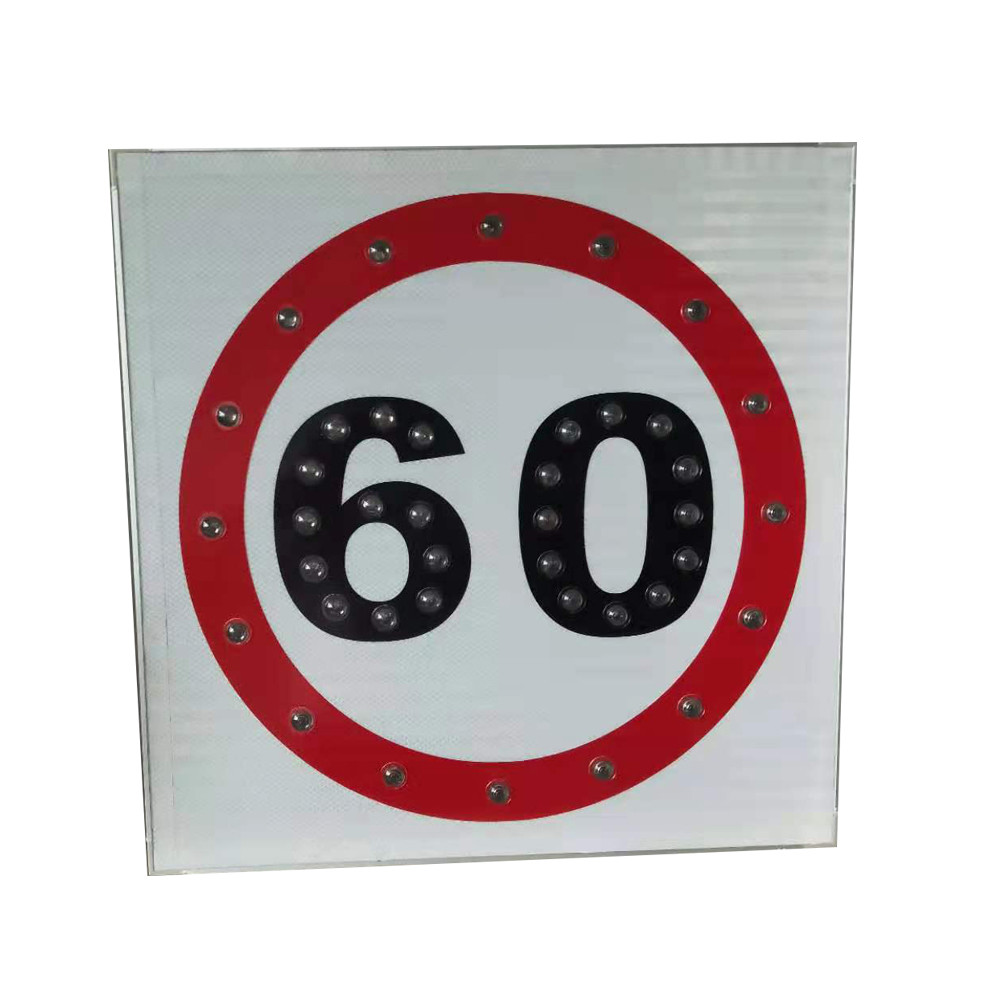 Aluminium Steady Light IP65 5W Waterproof 60 Mph Road Sign White